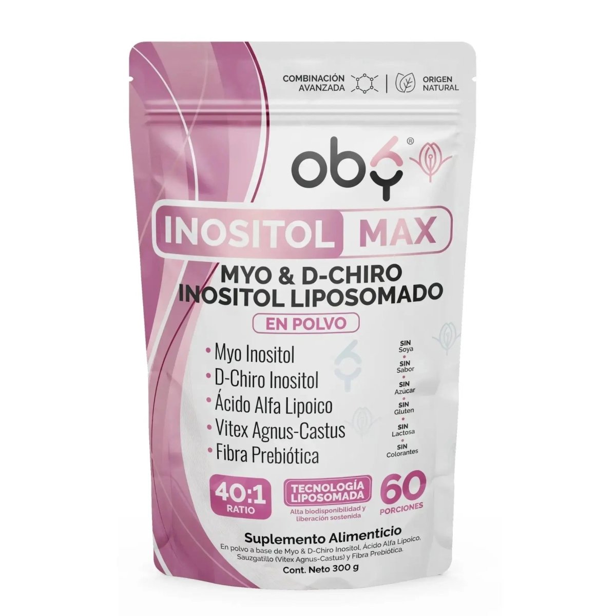 Pack de 6 Unidades | Oby Inositol Max Liposomal - oby.mx