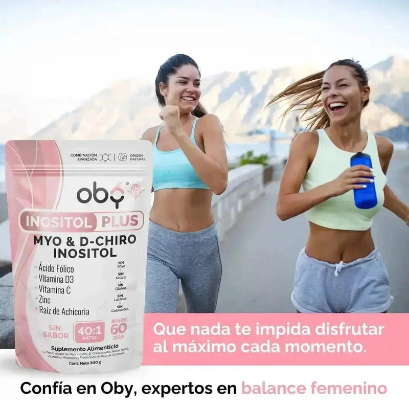 Oby Inositol Plus Myo y D-Chiro Inositol Ratio 40:1 + Acido Folico,– oby.mx