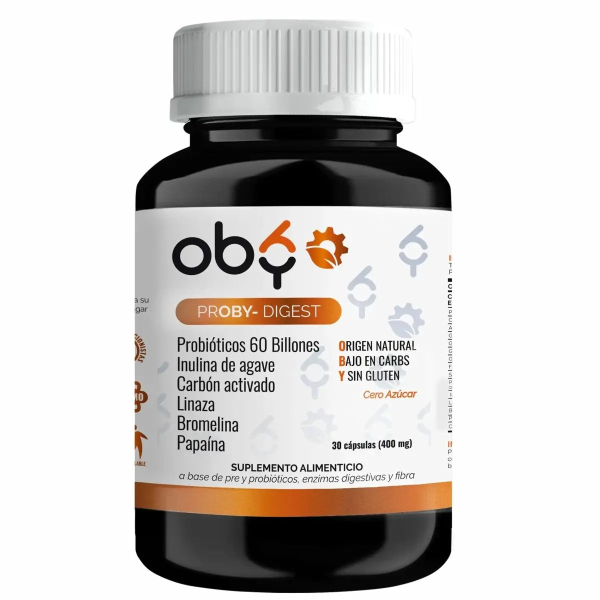 Proby Digest 30 Capsulas | 60 billones Probioticos y Prebioticos– oby.mx