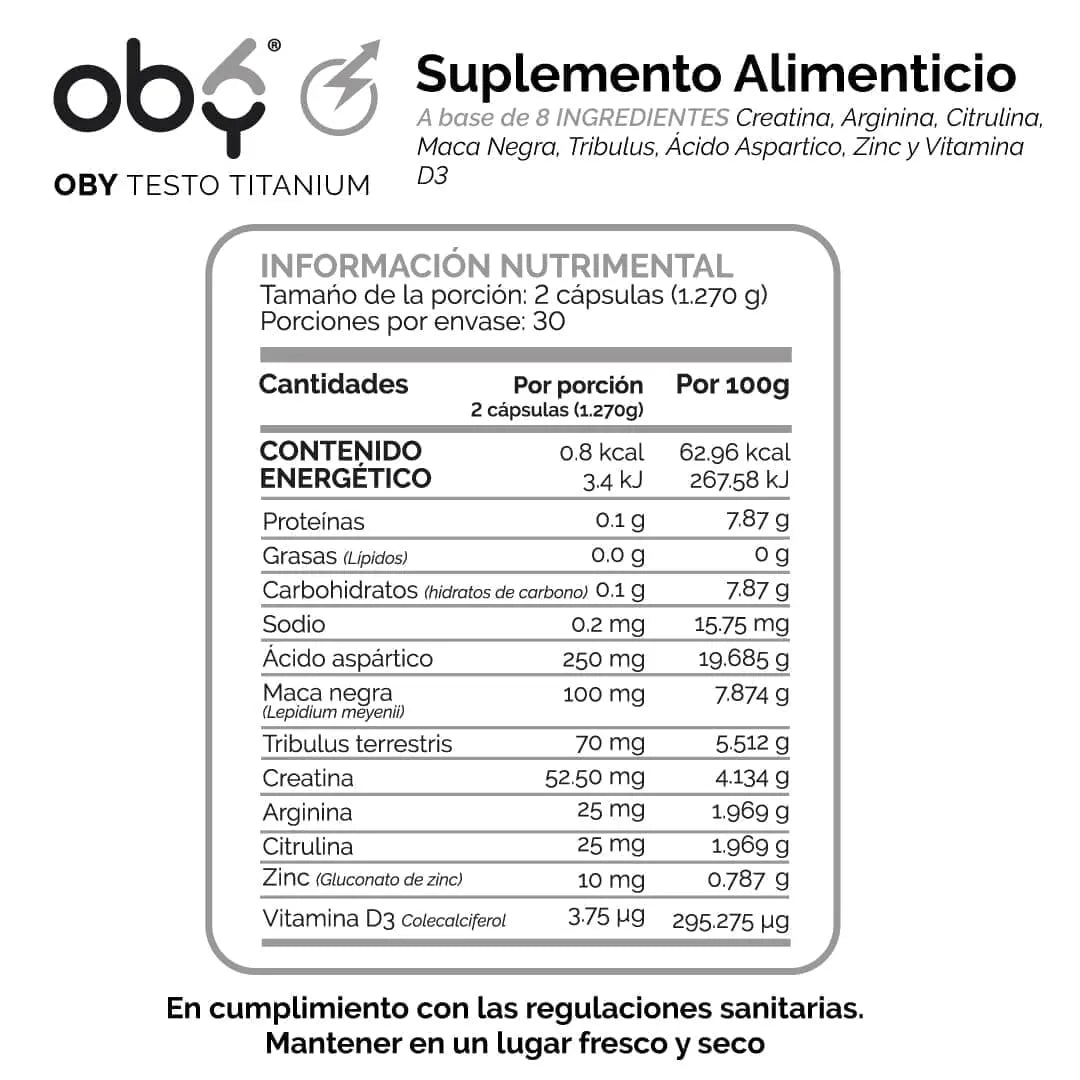 MEN TESTO PACK | Calm Ashwagandha + Oby Testo Titanium– oby.mx